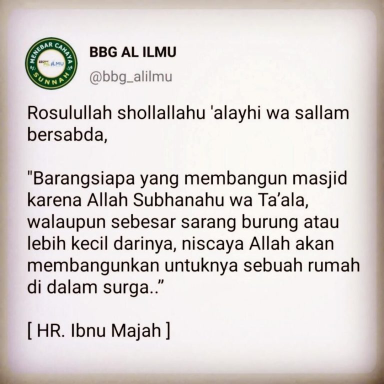 BBG AL ILMU | Menebar Cahaya Sunnah